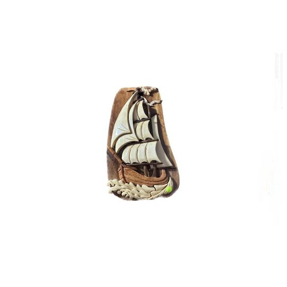 Zeckos | Storage & Organization | Nautical Sailing Ship Hand Crafted ...